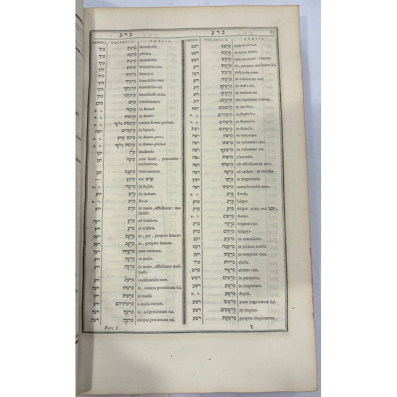 LEXICON HEBRAICO-CHALDAICO-LATINO-BIBLICUM