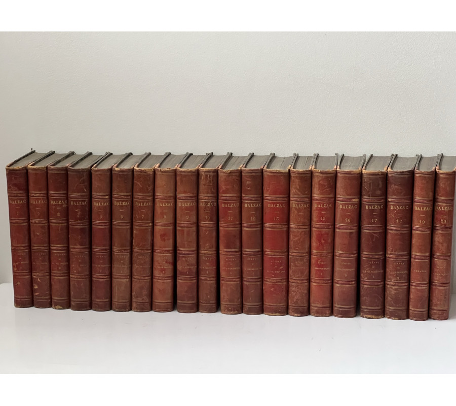 Balsac œuvres complètes en 20 tomes