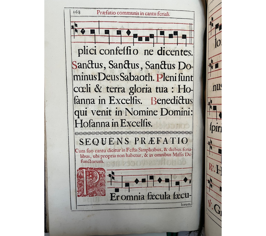 CANON MISSAE PONTIFICALIS 1728